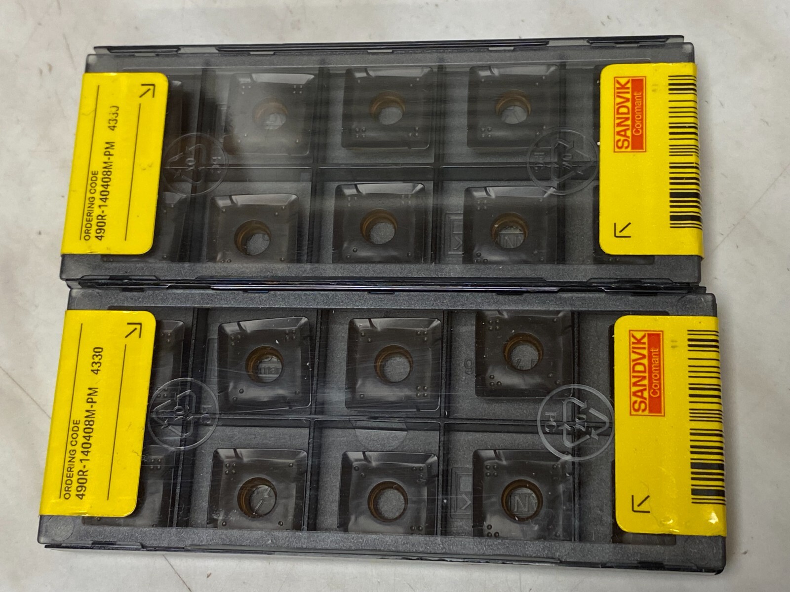 SANDVIK 490R-140408M-PM 4330 20pcs + Cutter 490-063Q22-14H 1pcs | eBay
