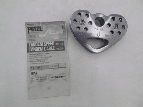 Petzl Double Pulley With Fixed Cheeks EN 12278 Tandem Speed | eBay