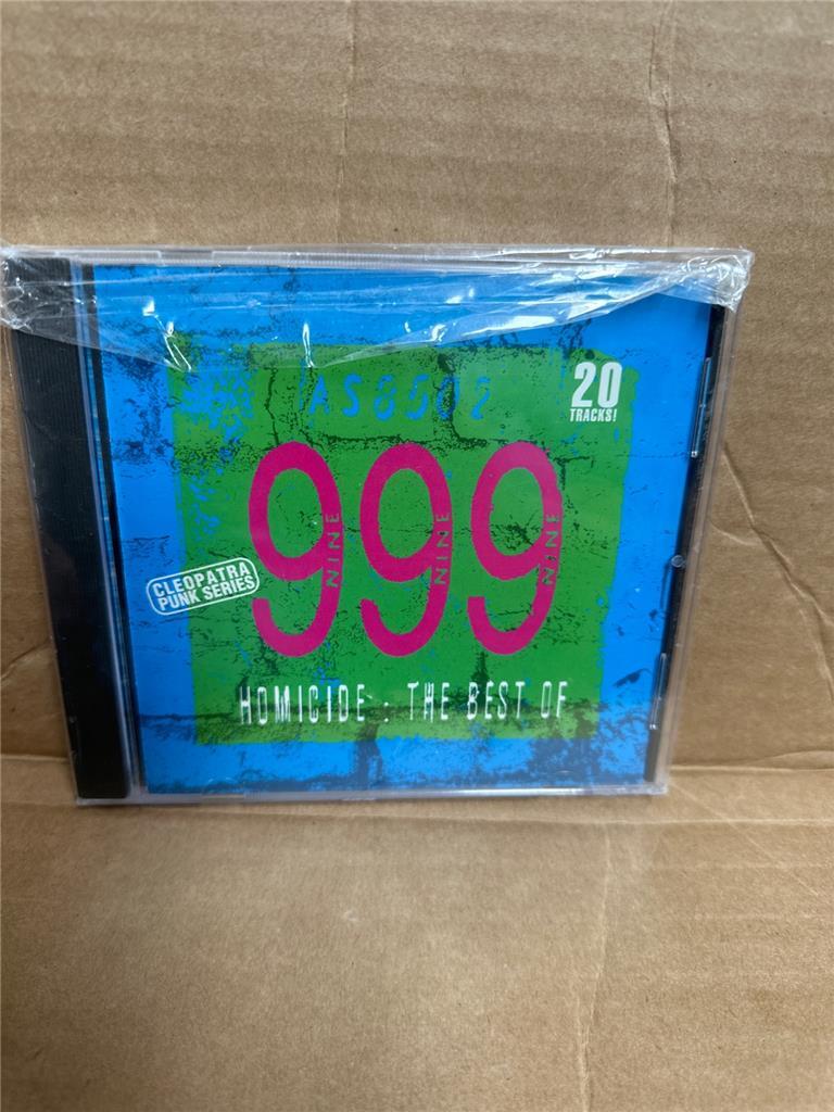 Homicide: The Best of 999 by 999 (CD, Jan-1998, Cleopatra) for sale ...