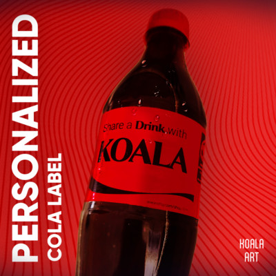 Customizable Cola Labels | Personalize Your Party Drinks! | For 1,5l ...