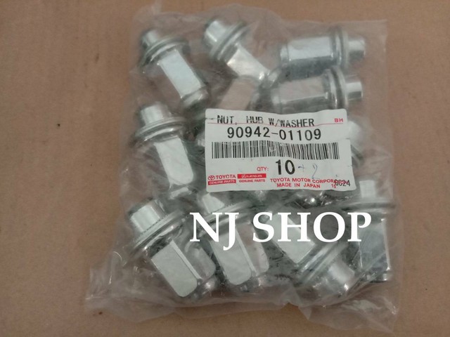 NUT, HUB W/WASHER - TOYOTA 90942-01109 | eBay