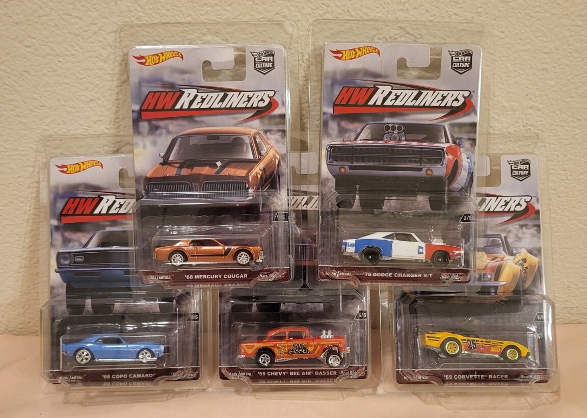 Hot Wheels • HW Redliners • Car Culture • Cars 1-5 • 2016 • Factory ...