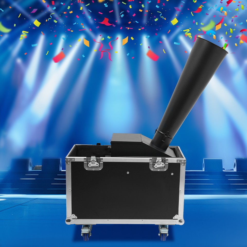 DMX CO2 Confetti Machine with Flight Case Confetti Blaster Jet 19.68 ft ...