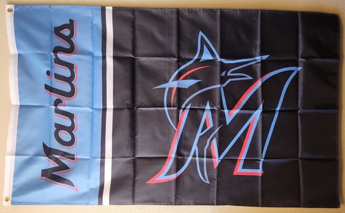 Miami Marlins MLB Baseball Flag 3x5 Ft W/ Grommets | eBay