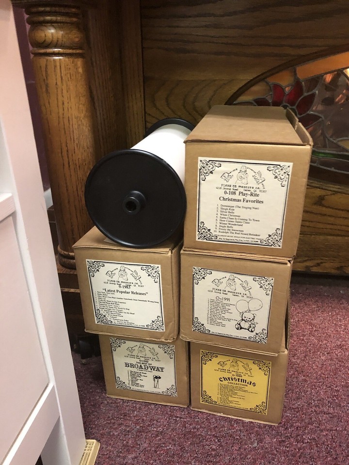 Nickelodeon jukebox player piano restored with oak wood in the 80's | eBay