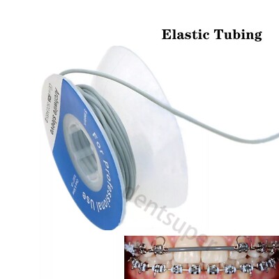 2 Rolls Dental Orthodontic Archwire Tube Sleeves Elastic Protective ...