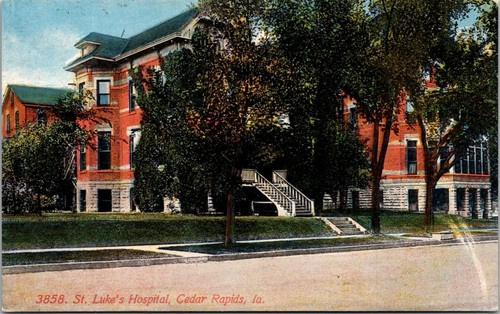St. Luke's Hospital, Cedar Rapids Iowa Postcard | eBay