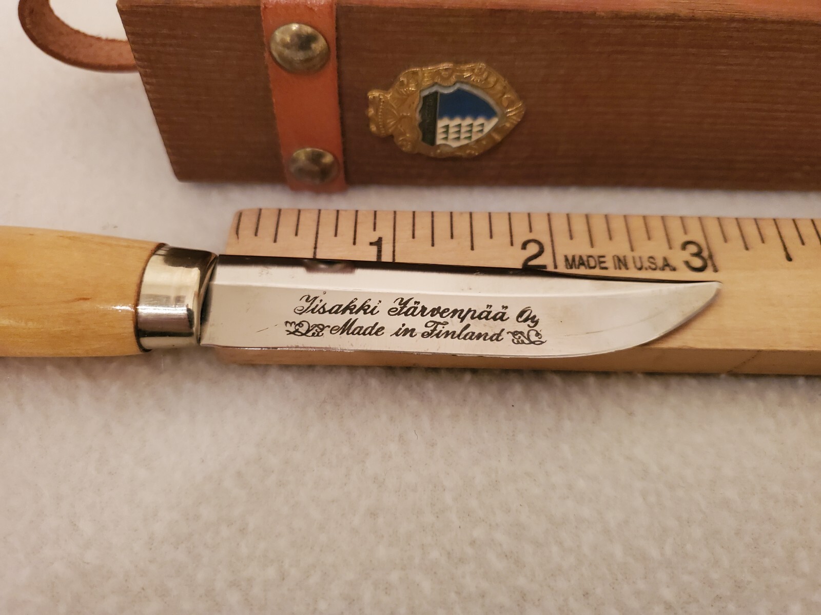 Rare, Iisakki Jarvenpaa Oy, Finland, Puukko Knife, with Kristinestad ...