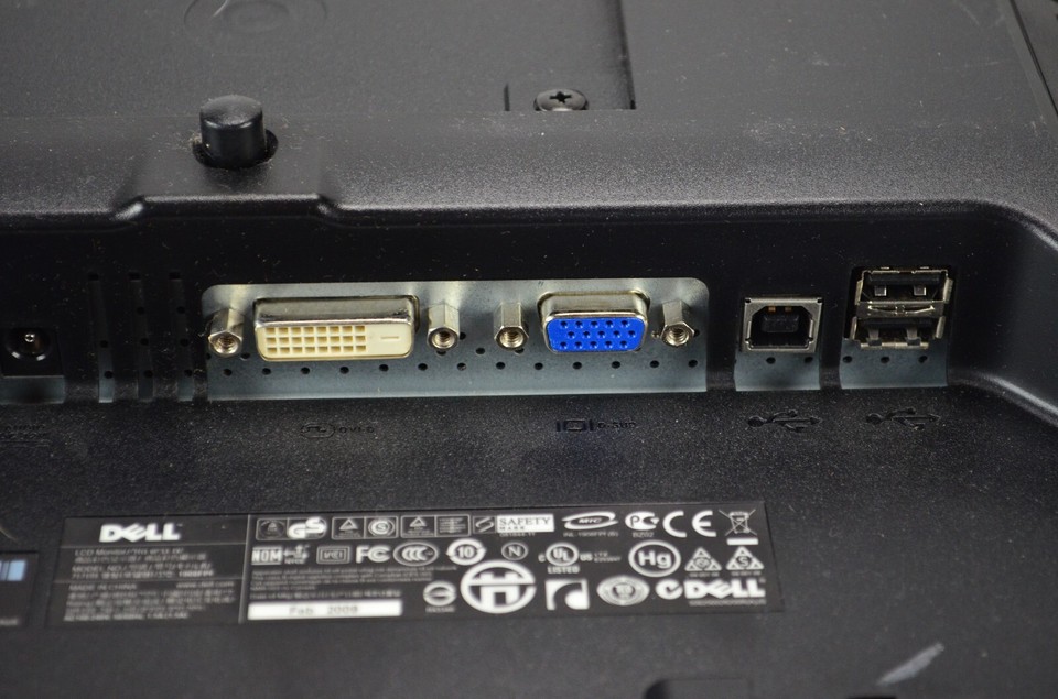 Dell 1907FPt/1908Fp/P190s 19" LCD Monitor VGA DVI 5:4 1280 x 1024 NO ...