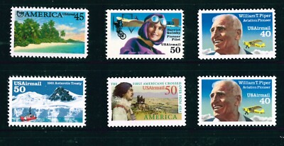 US Scott # C-127 ~ C-132 1990 - 1993 Airmails Set of 6 MNH | eBay