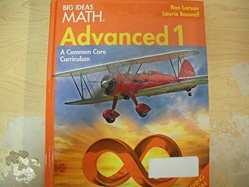 BIG IDEAS MATH: Teacher Edition Advanced 1 2014 by HOLT MCDOUGAL ...