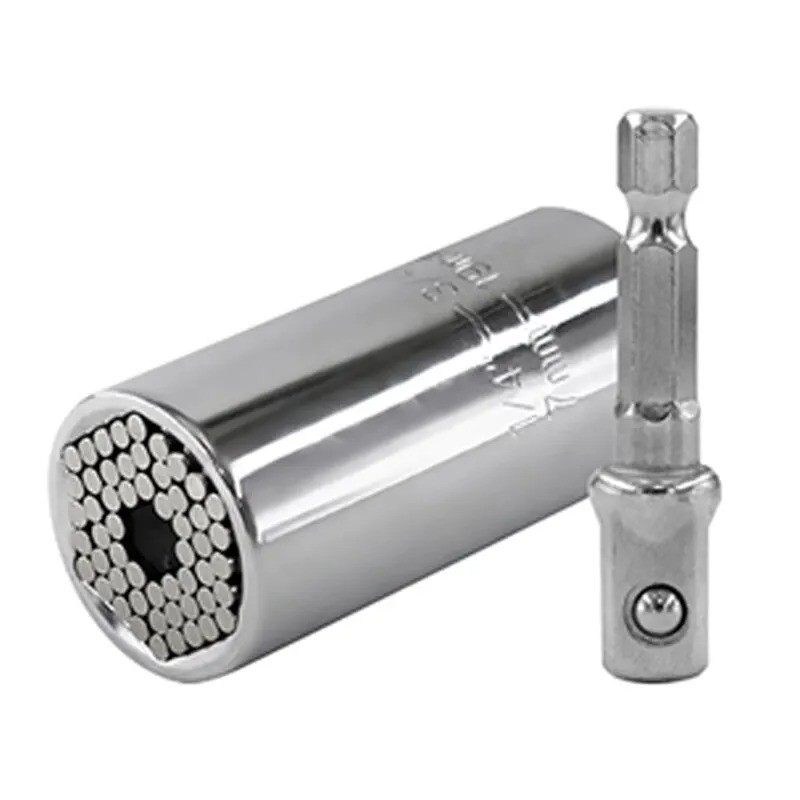 BLOSTM Universal Socket Wrench Set Spanner Bolt DIY Drill Tool 7 - 19Mm ...