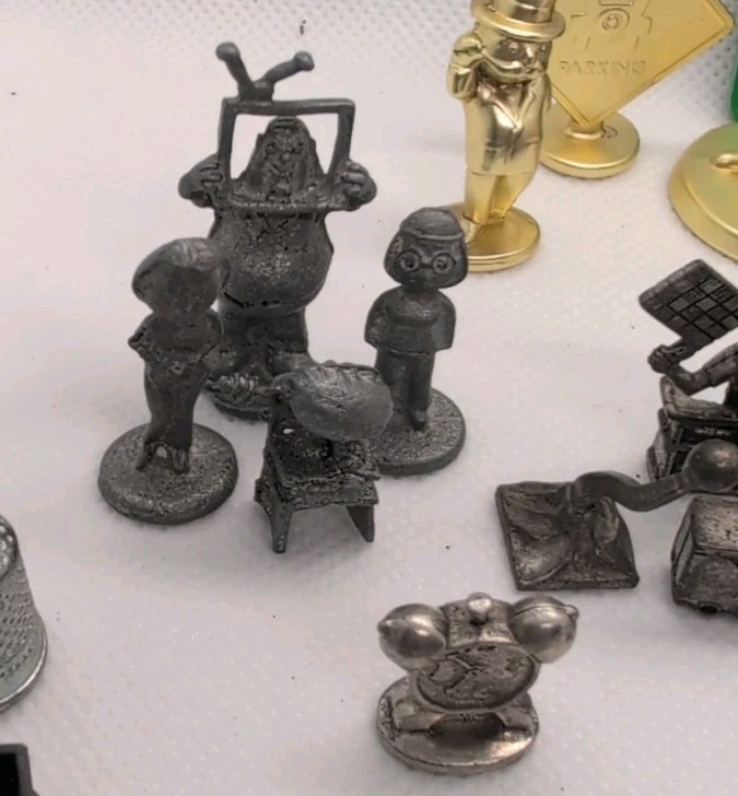 Monopoly Metal Game Pieces Lot of 40 Replacement Tokens | eBay