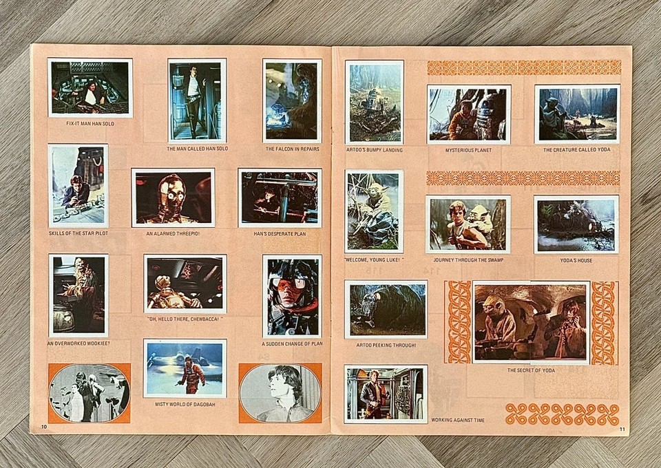 FKS Empire Strikes Back Sticker Album Complete Star Wars Book Sci-fi ...