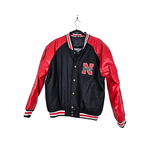 Steve Barrys M Nebraska Huskers Letterman Varsity Jacket Embroidered ...