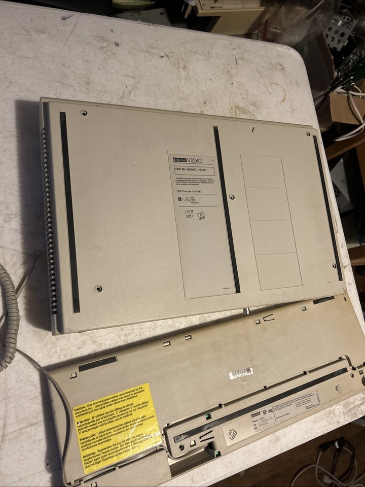 DEC Digital Equipment Corp VT240 terminal VS240 w/ keyboard model LK201 ...