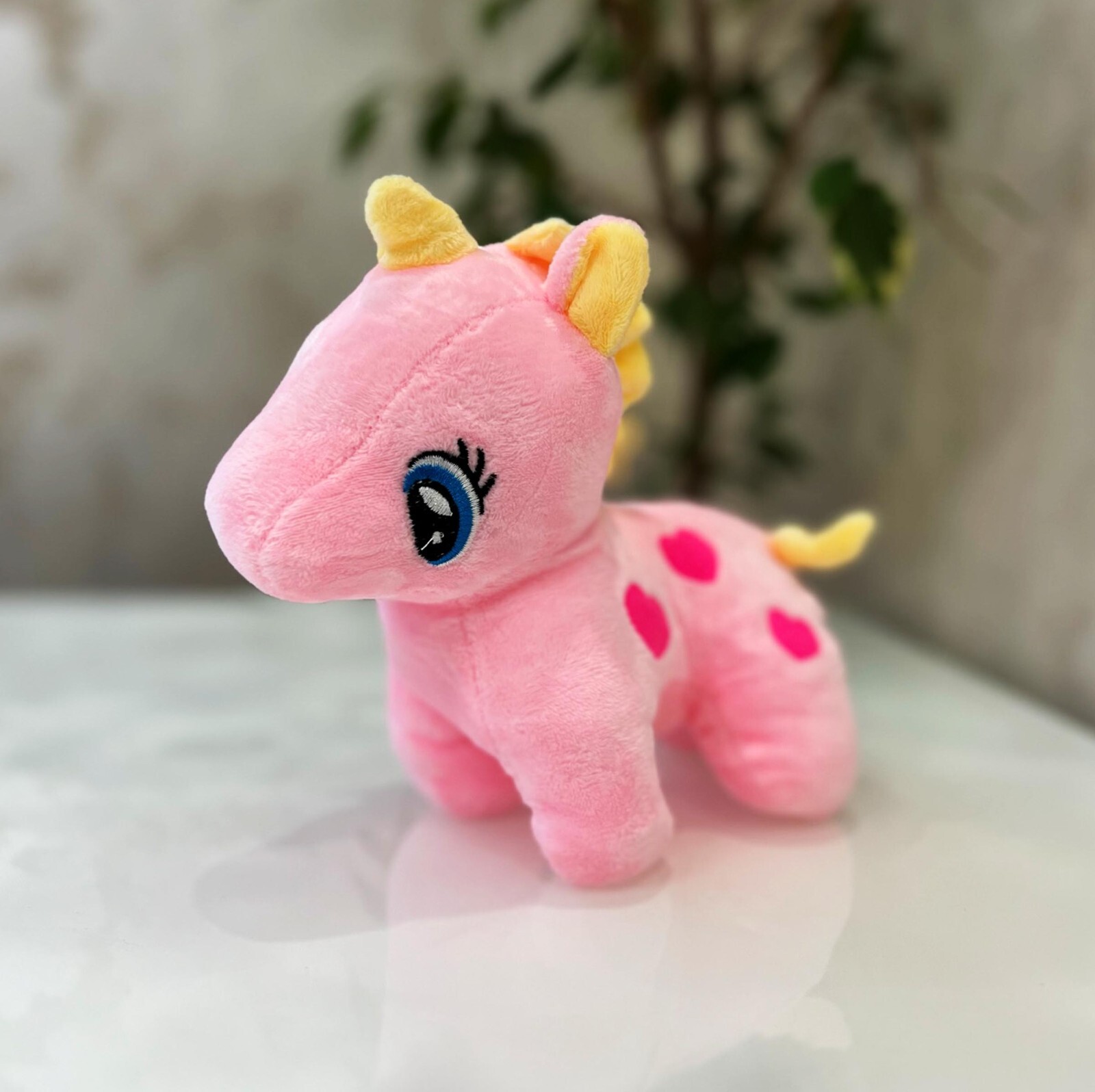 Plush Stuffed Pink Unicorn Toy Decoration Birthay Gift Kid 21cm | eBay