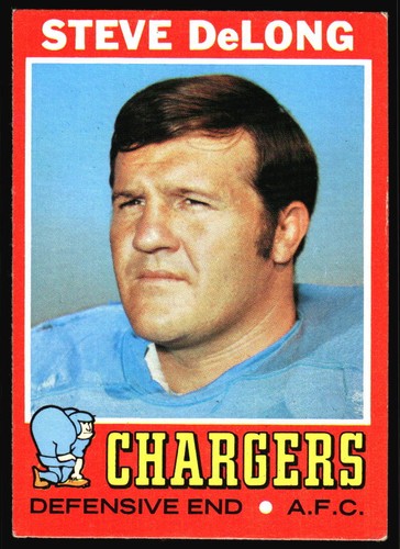 1971 Topps Steve DeLong #92 San Diego Chargers | eBay