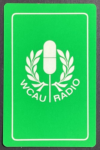 WCAU Radio Vintage Single Swap Playing Card 4 Diamonds | eBay