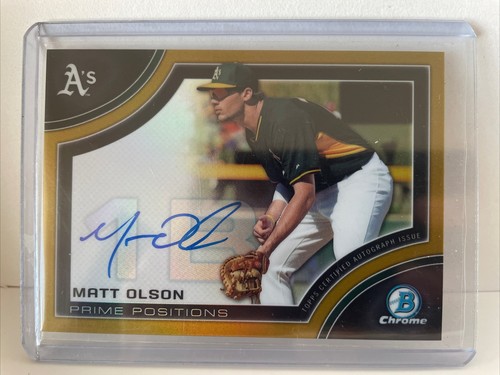 2015 Bowman Chrome - Prime Position Autographs Gold Refractor #PPA-MO ...