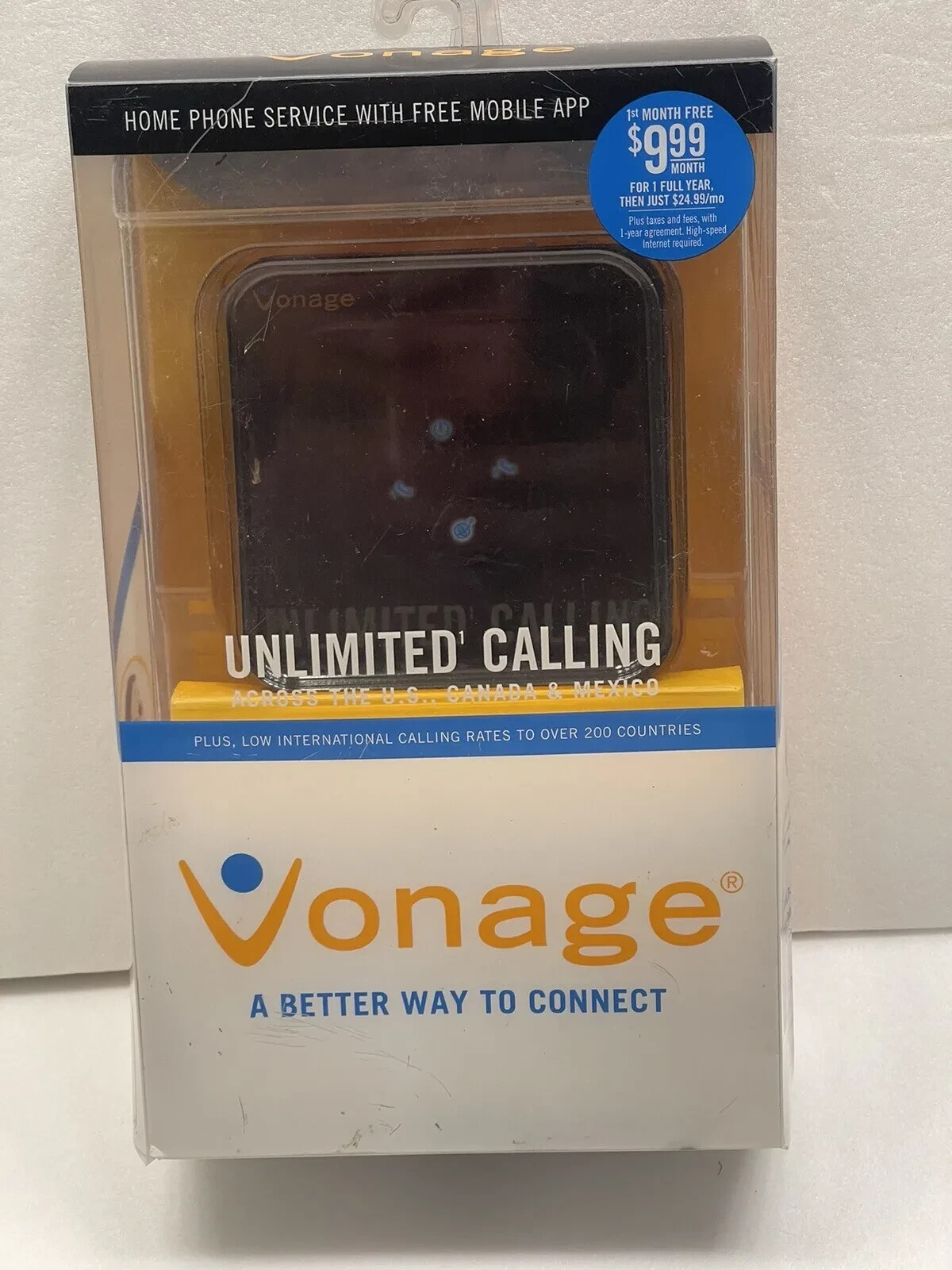 Vonage Home Phone Service with 1 Month HT802-VD VoIP Device for sale ...