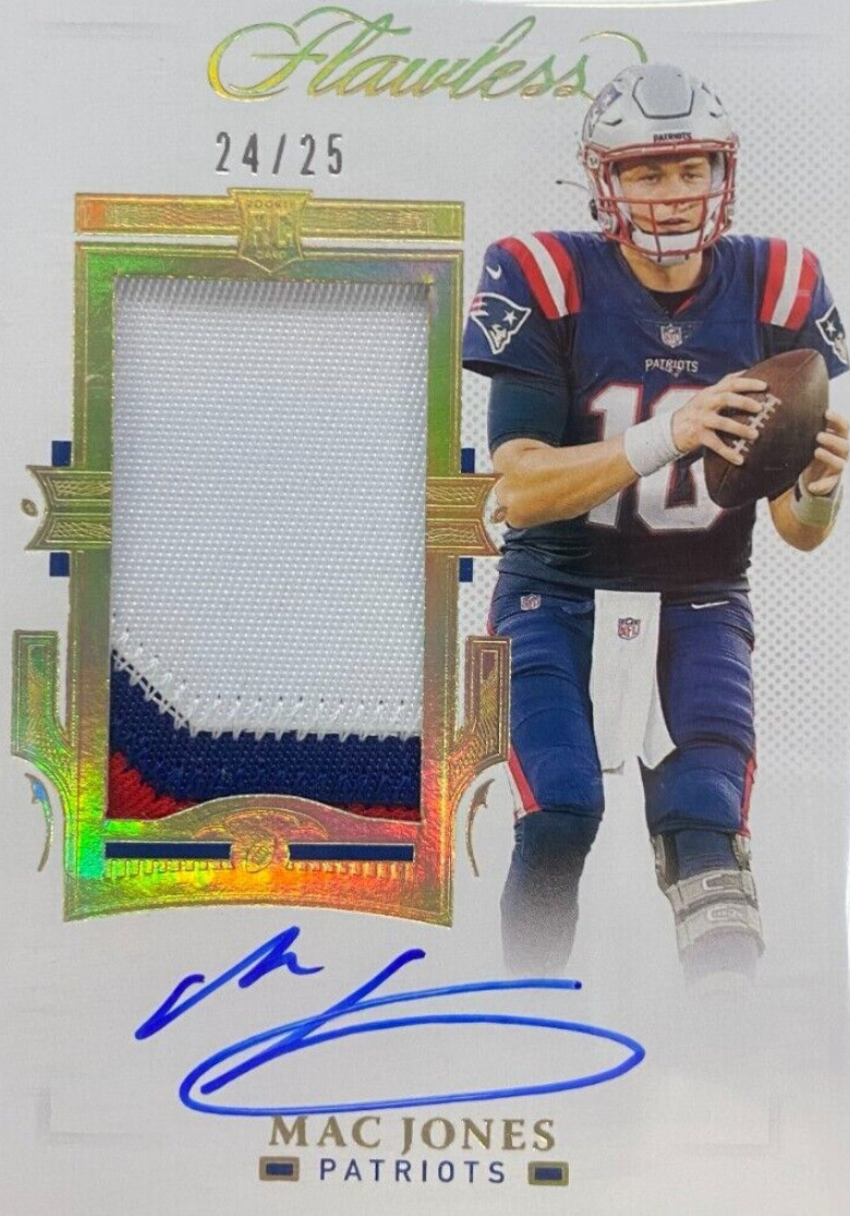 2021 Panini Flawless - Rookie Patch Autographs #RPA-9 Mac Jones /25 (AU ...