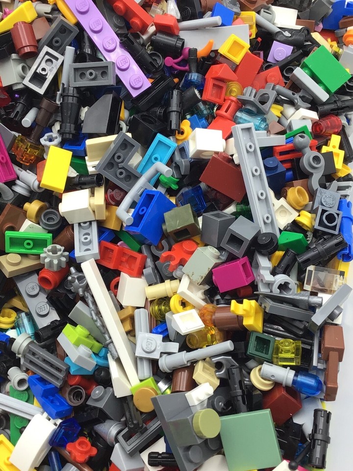 LEGO SMALL SORT PIECES BUILDING PARTS & ACCESSORIES MOD BRICKS RANDOMLY ...