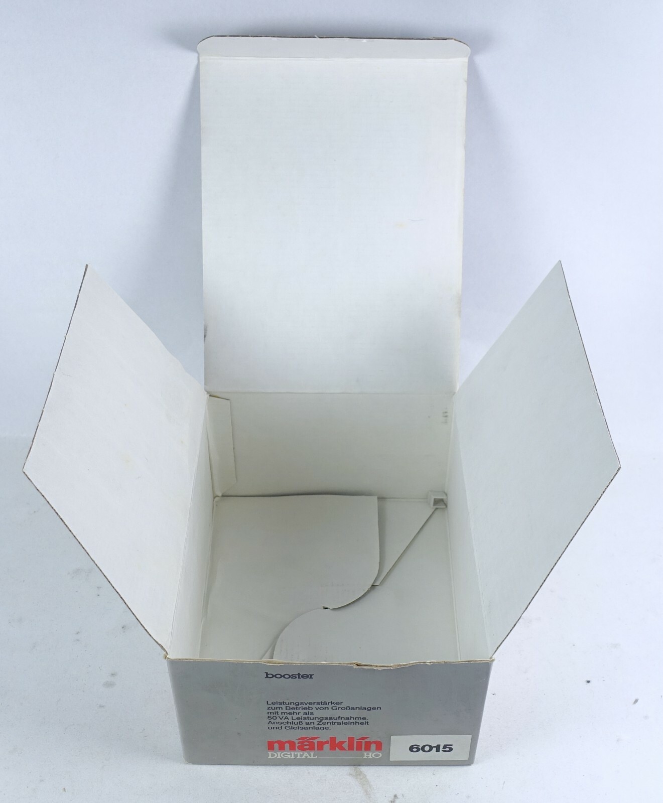 Märklin 6015 LEERKARTON Booster Leistungsverstärker Leerverpackung OVP ...