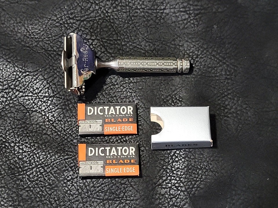 Vintage Ever-Ready 1912 Vintage Single Edge Safety Razor in Box With ...