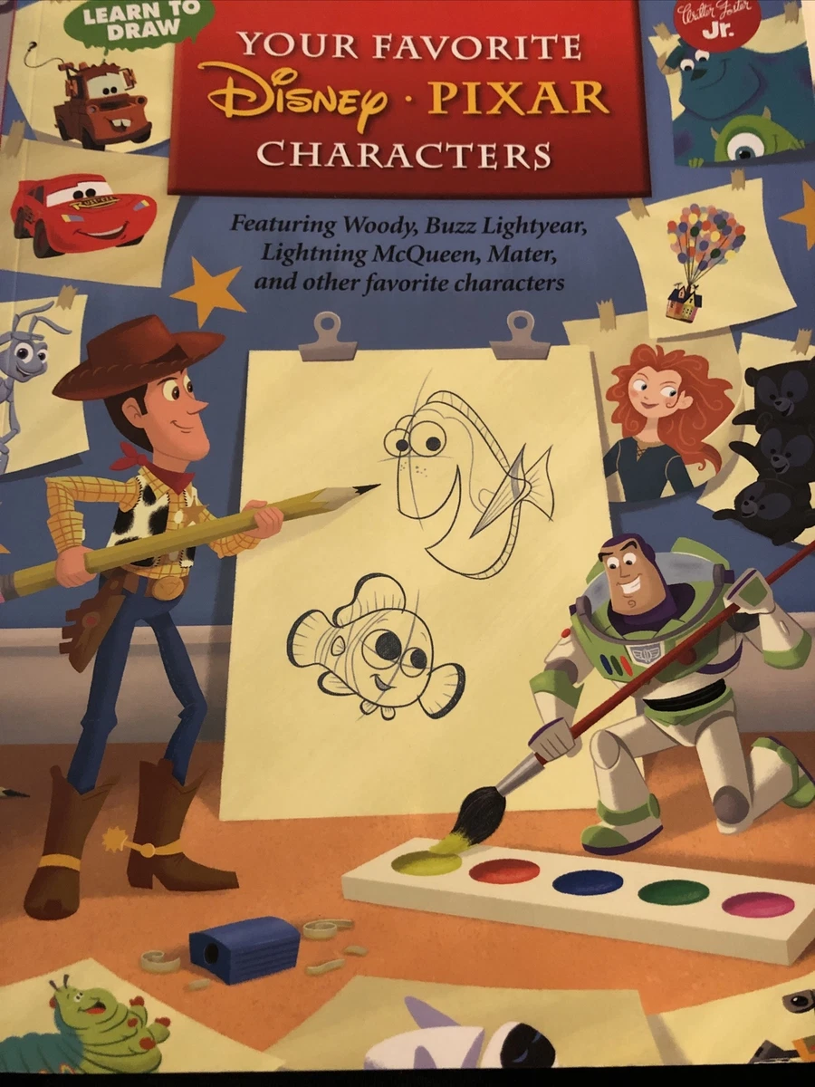 Pixar Characters Drawings
