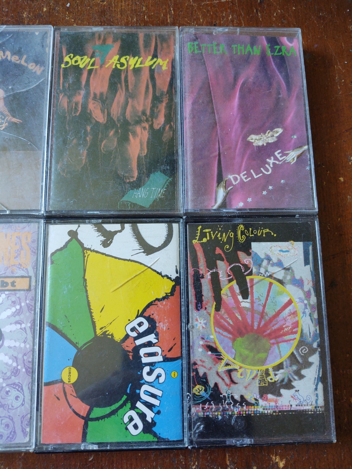 1990s ALTERNATIVE ROCK CASSETTE TAPE LOT RHCP ERASURE THERAPY? SOUL ...