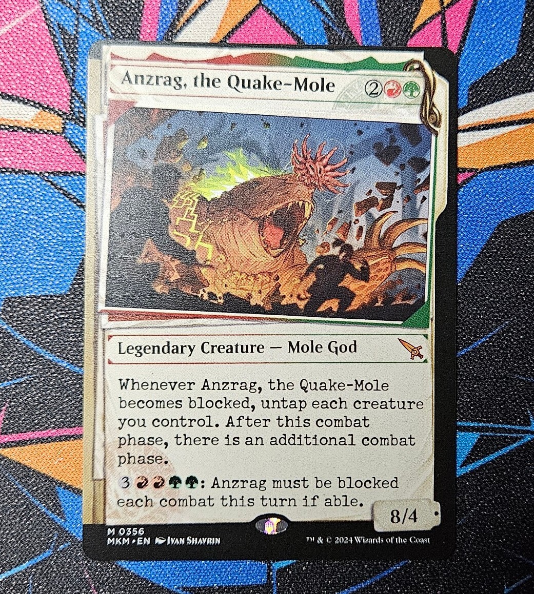 Anzrag, the Quake-Mole NM Dossier Showcase MTG Murders at Karlov Manor ...