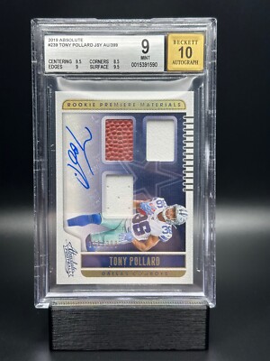 2019 Tony Pollard RPA /399 Rookie Premiere Materials #239 | eBay