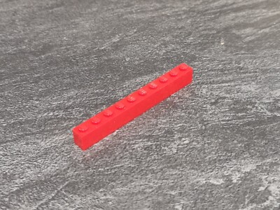 Lego (x1) 6111, Red Brick, 1x10 | eBay UK