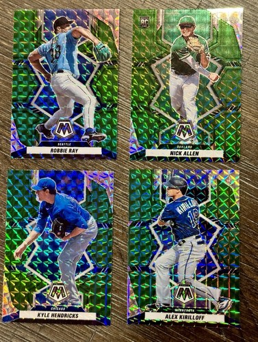 2022 Mosaic Green Prizm Kyle Hendricks Alex Kirilloff Robbie Ray Nick ...