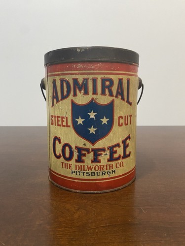 Rare vintage Admiral Steel Cut Coffee Tin 3lb | eBay