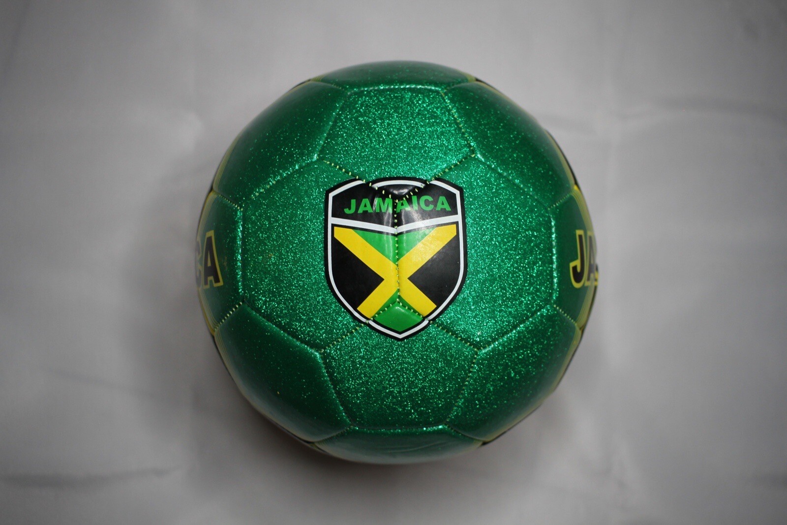 JAMAICA Black, Green & Yellow Soccer Ball-Football -size 5 (Sold ...