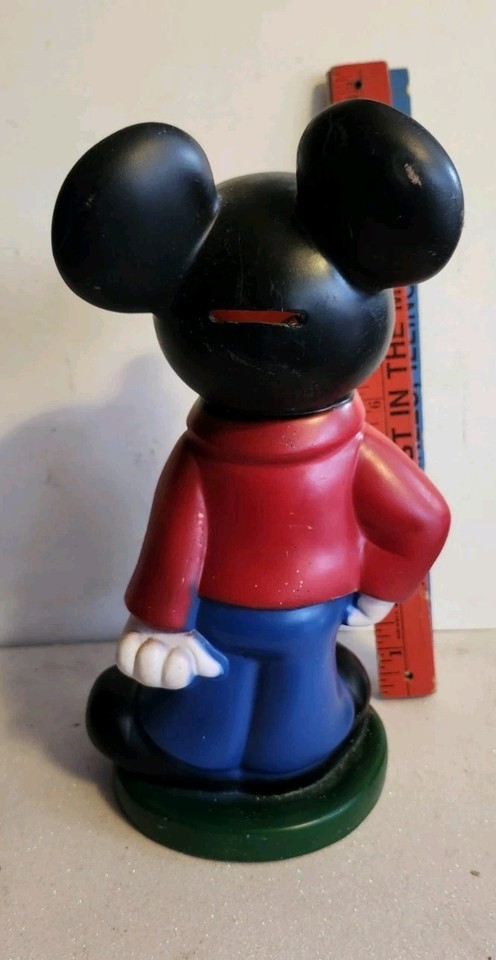 Vintage 1970s Disney's Mickey Mouse 10 3/4" Coin Bank | eBay