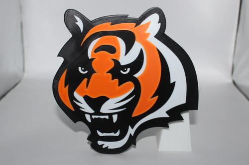 Cincinati Bengals, NFL 3D printed Logo, Sign, Wall, Desk, Fridge, Shelf ...