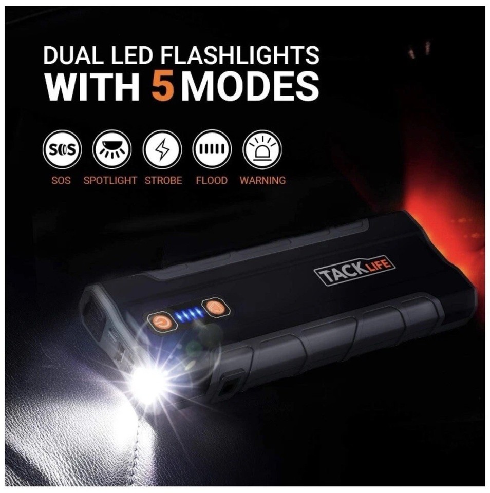 TACKLIFE T8 MAX Jump Starter 1000A Peak 20000mAh BRAND NEW & SEALED | eBay