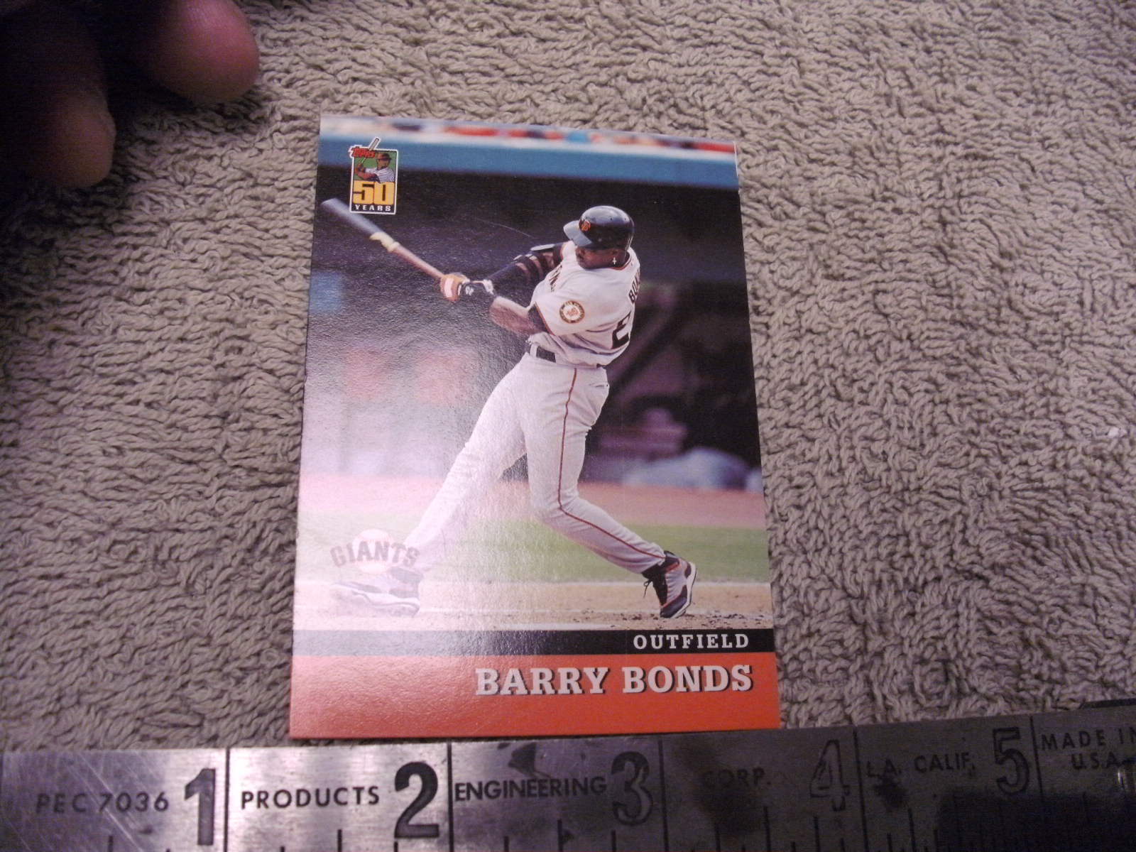 Topps 2001 Collector's Post Cereal Card #2 of 16 Barry Bonds Base Ball ...