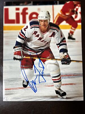Brian Leetch Signed 8x10 Photo Rangers - No COA | eBay