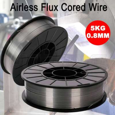5KG 0.8mm Gasless Mig Welding Wire Flux Cored Welder Wire All Positions ...