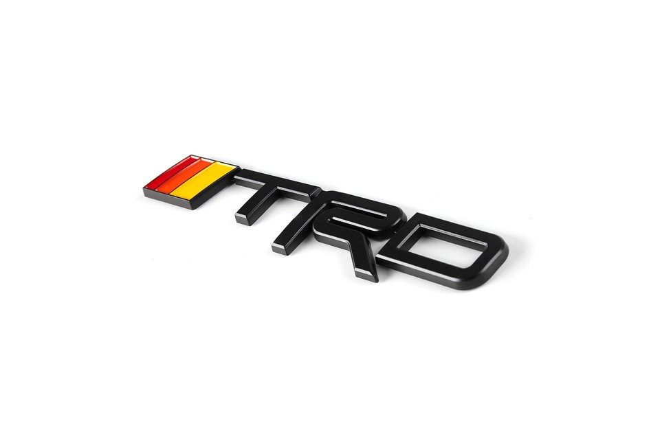 Tri-Color Badge Side Emblem Car Truck Accessories Rear Raised Decal ...