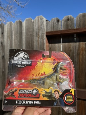 Jurassic World Dino Rivals Attack Pack Velociraptor Delta Dinosaur ...