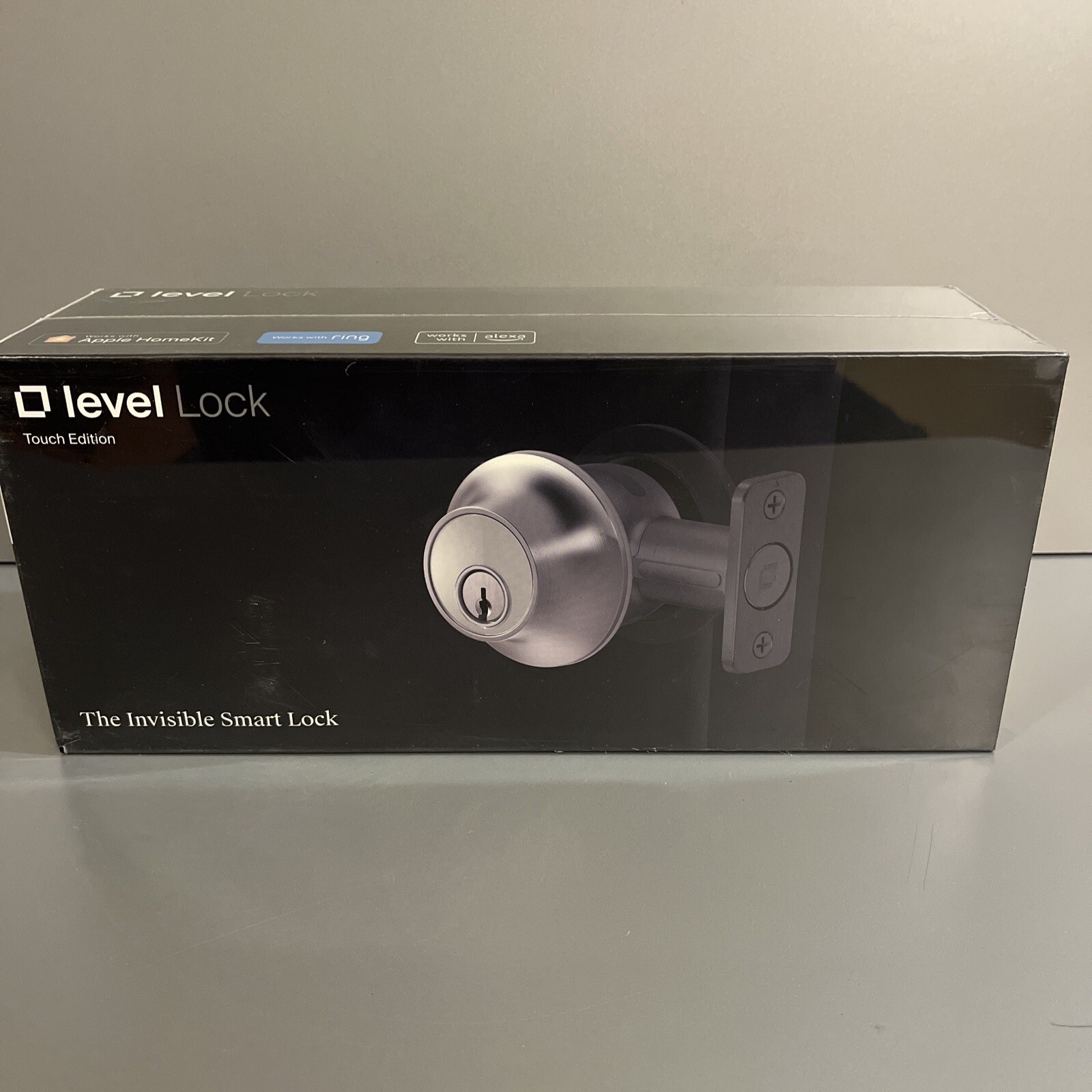 Level Lock Touch Edition Smart Lock Matte Black Bluetooth Electronic ...