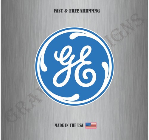 GE Healthcare Logo Blue Vinyl Sticker Decal Window Wall Bumper Water ...