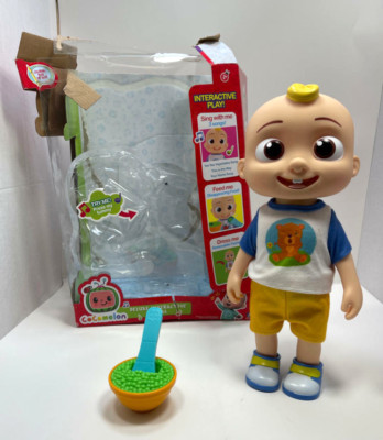CoComelon Official Deluxe Interactive JJ Doll with Sounds Open Box | eBay