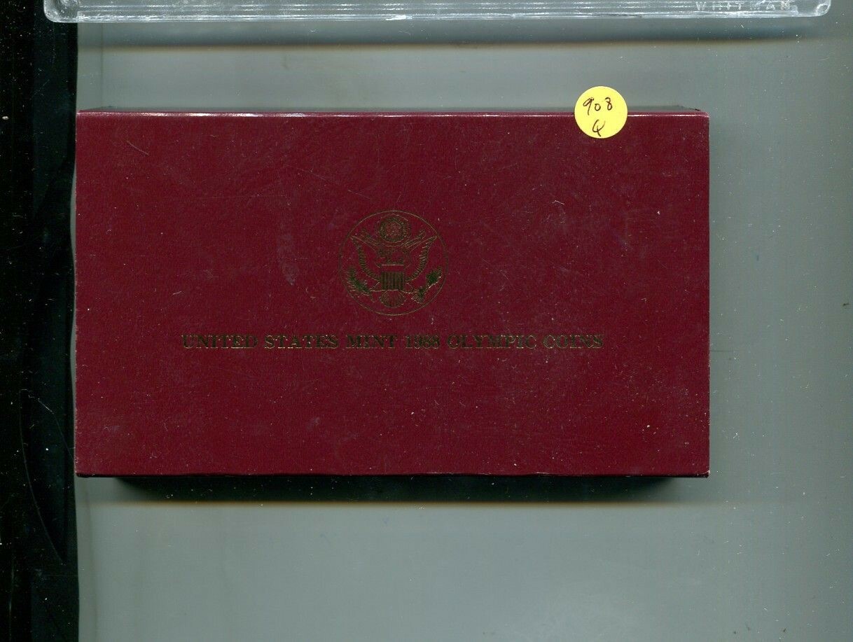 1988 OLYMPIC $5 GOLD + SILVER GOVERNMENT BOX AND COA ONLY | eBay