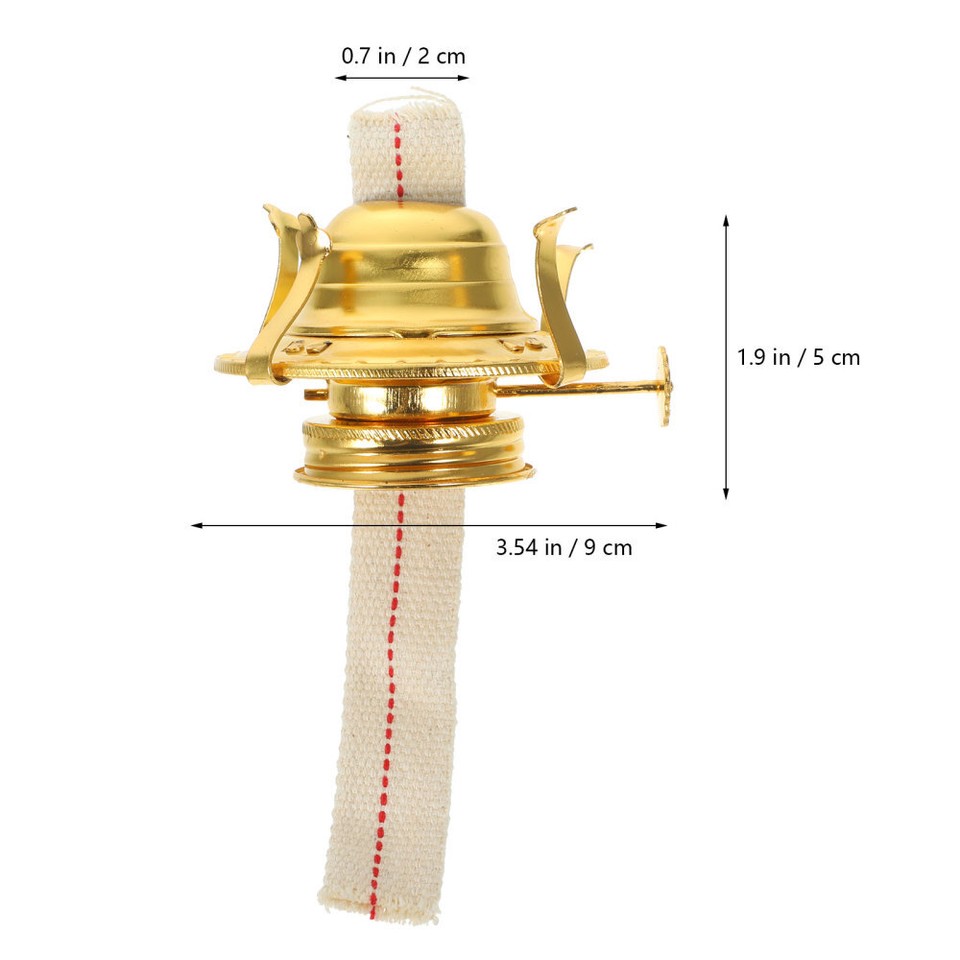 Oil Lamp Wicks 1 Inch Flat Lamps for Indoor Use Vintage Kerosene Holder ...